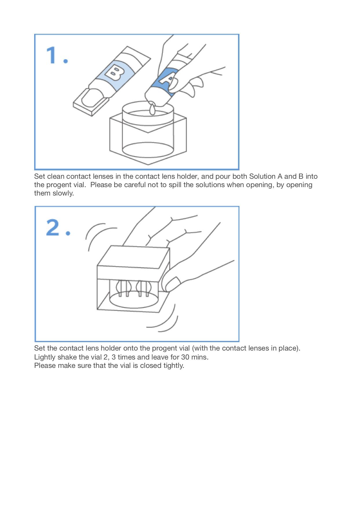 Progent Contact Lens Cleaner Instructions at Johnny Moe blog
