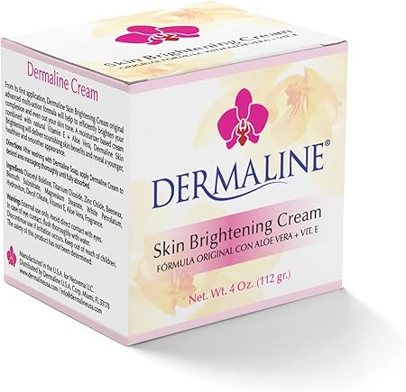 Dermaline - Skin Brightening Cream with Vitamin E & Aloe Vera ...