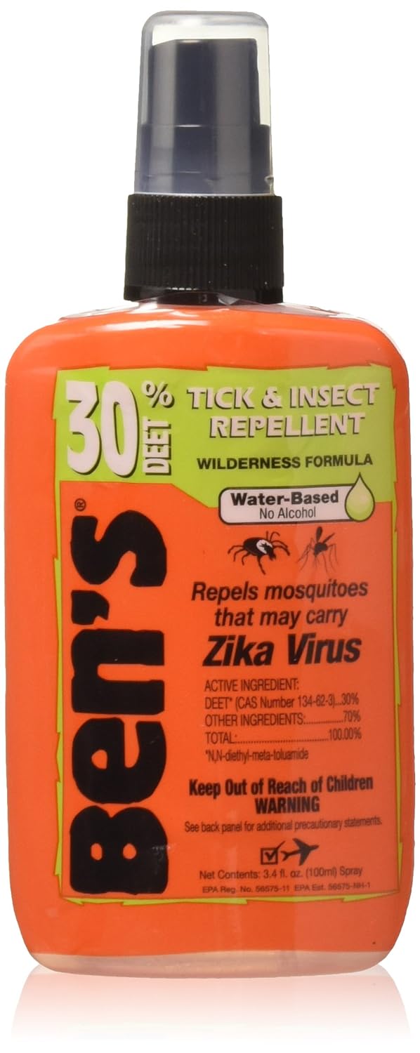 Amazon.com : Ben's 30% Deet Insect Repellent Spray, 3.4 oz (Pack of 3 ...
