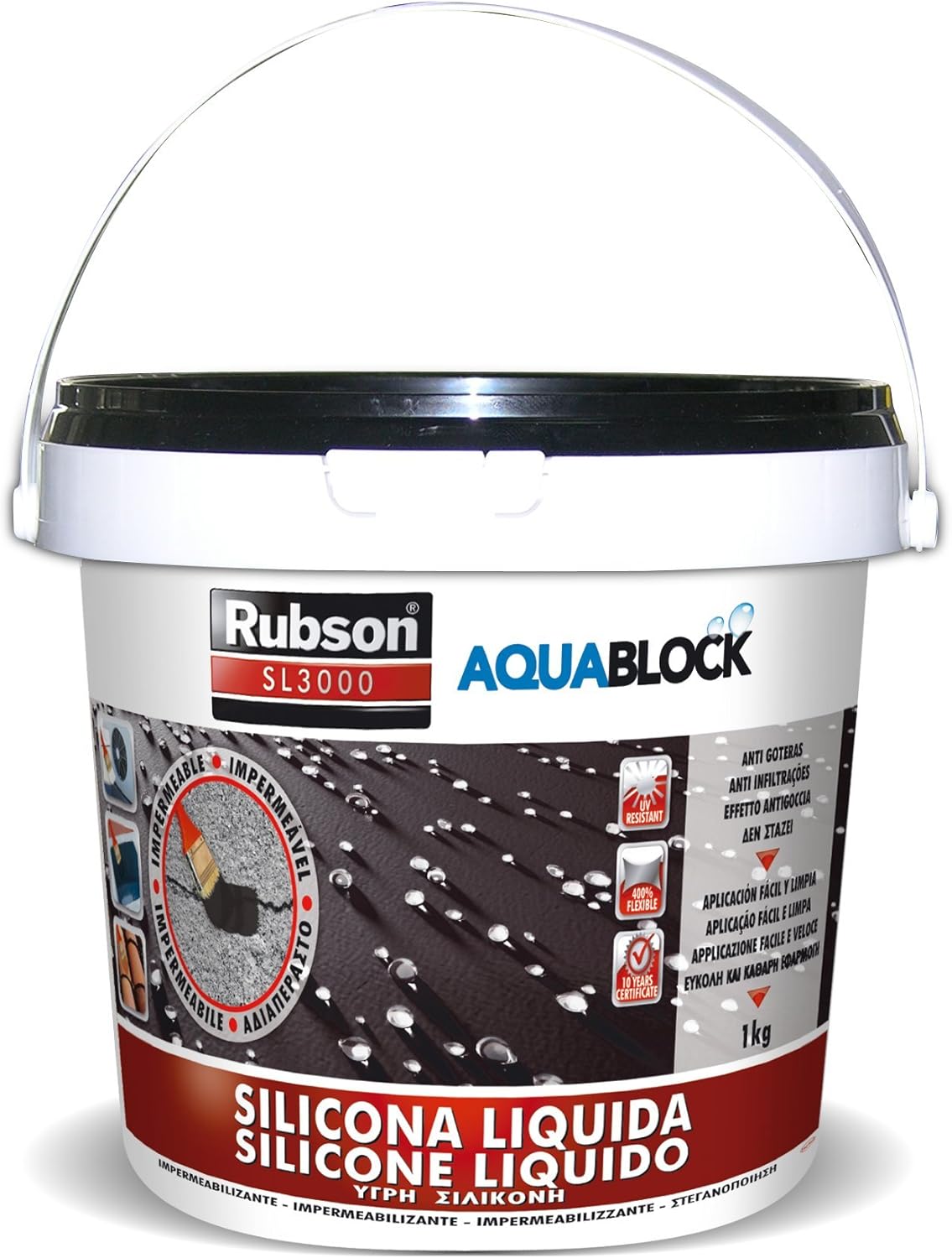 Aquablock 242B64-Aquablock Silicone Liquide 1 Kg Na: Amazon.fr: Bricolage