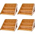 Amazon.com: YUYFCC 4 Pcs 4-Tier Retail Display Rack Rustic Retail ...