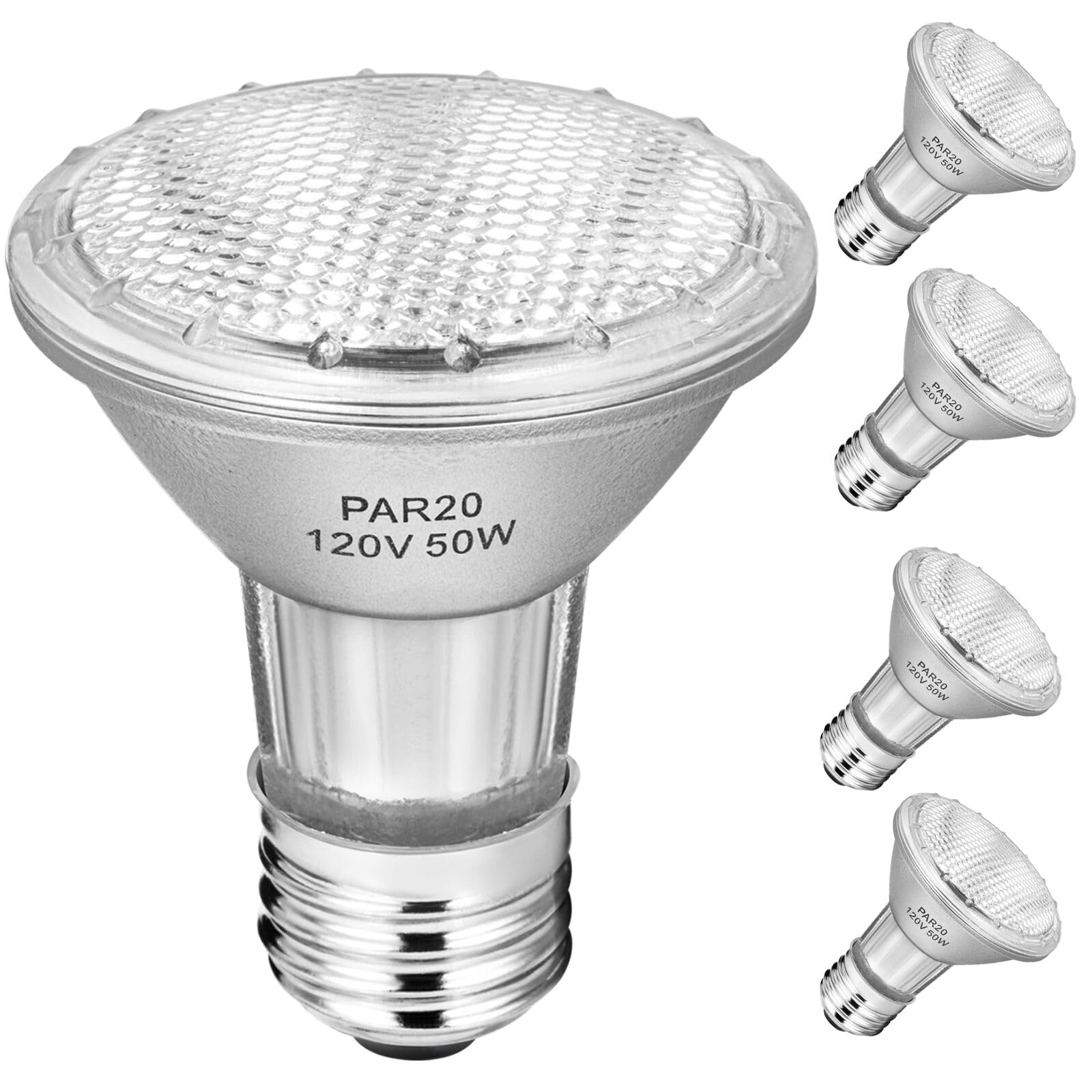 DIQMIAQ Par20 Bulbs Flood Light Bulbs E26 50W Reflector Flood Lights ...