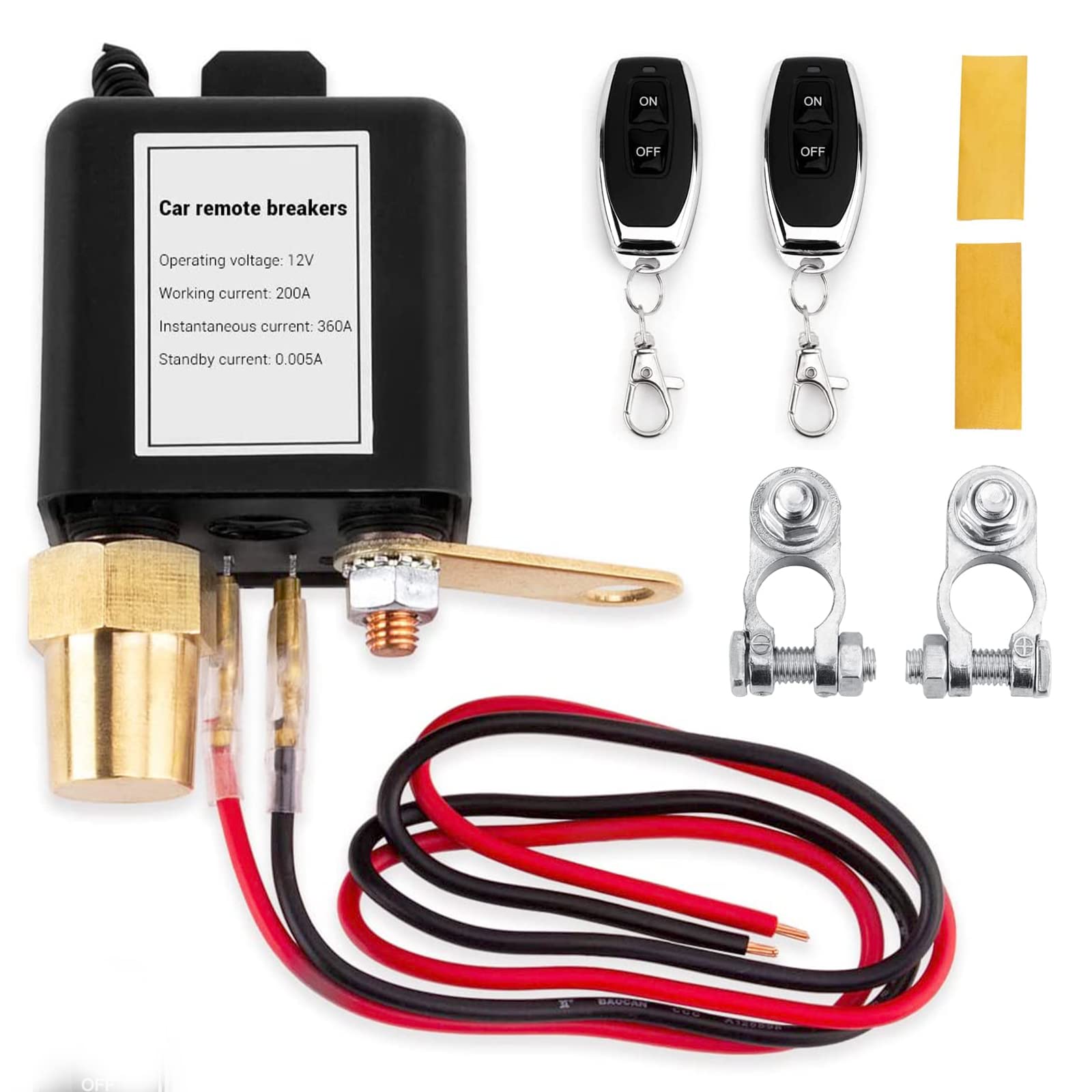 Mua Dual Remote Control 12V 250A Car Wireless Remote Battery Disconnect ...