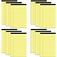 Amazon.com : Small Yellow Legal Pads 5×8 – 12 Pack College Ruled ...