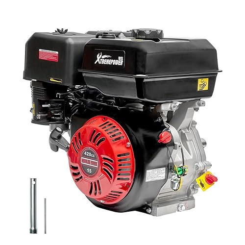 XtremepowerUS 15HP 420cc Recoil Start Gas Powered Multi-Use Engine Go ...