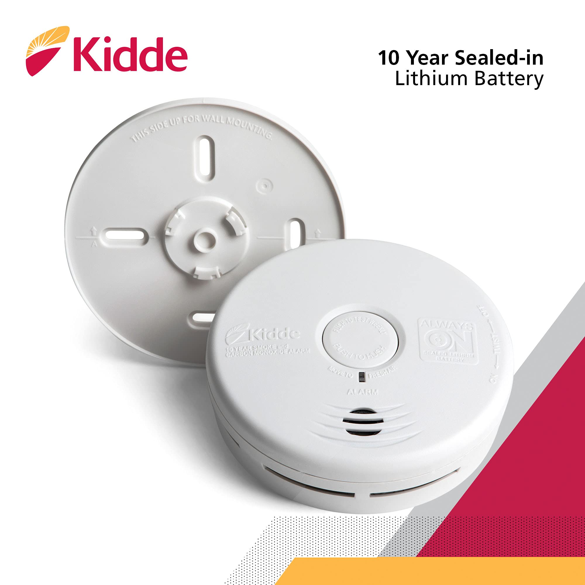 Mua Kidde Smoke Detector & Carbon Monoxide Detector Combo with 10-Year ...