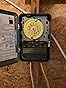 Intermatic T104 Electromechanical Timer, 208-277 V, 40 A, 1-23 Hr, 1-12 ...