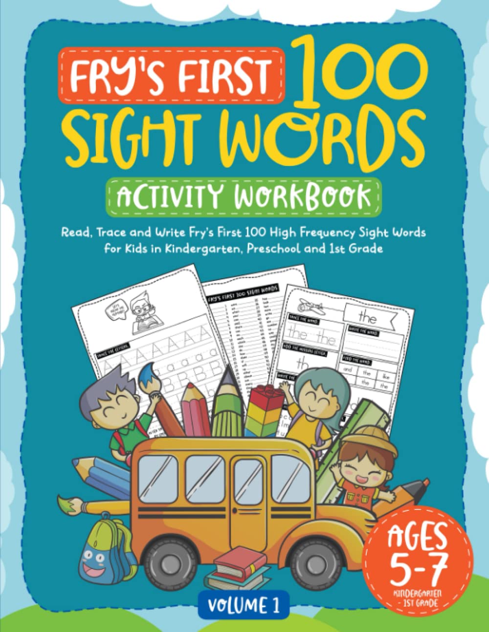Mua Fry’s First 100 Sight Words Activity Workbook: Read, Trace and ...