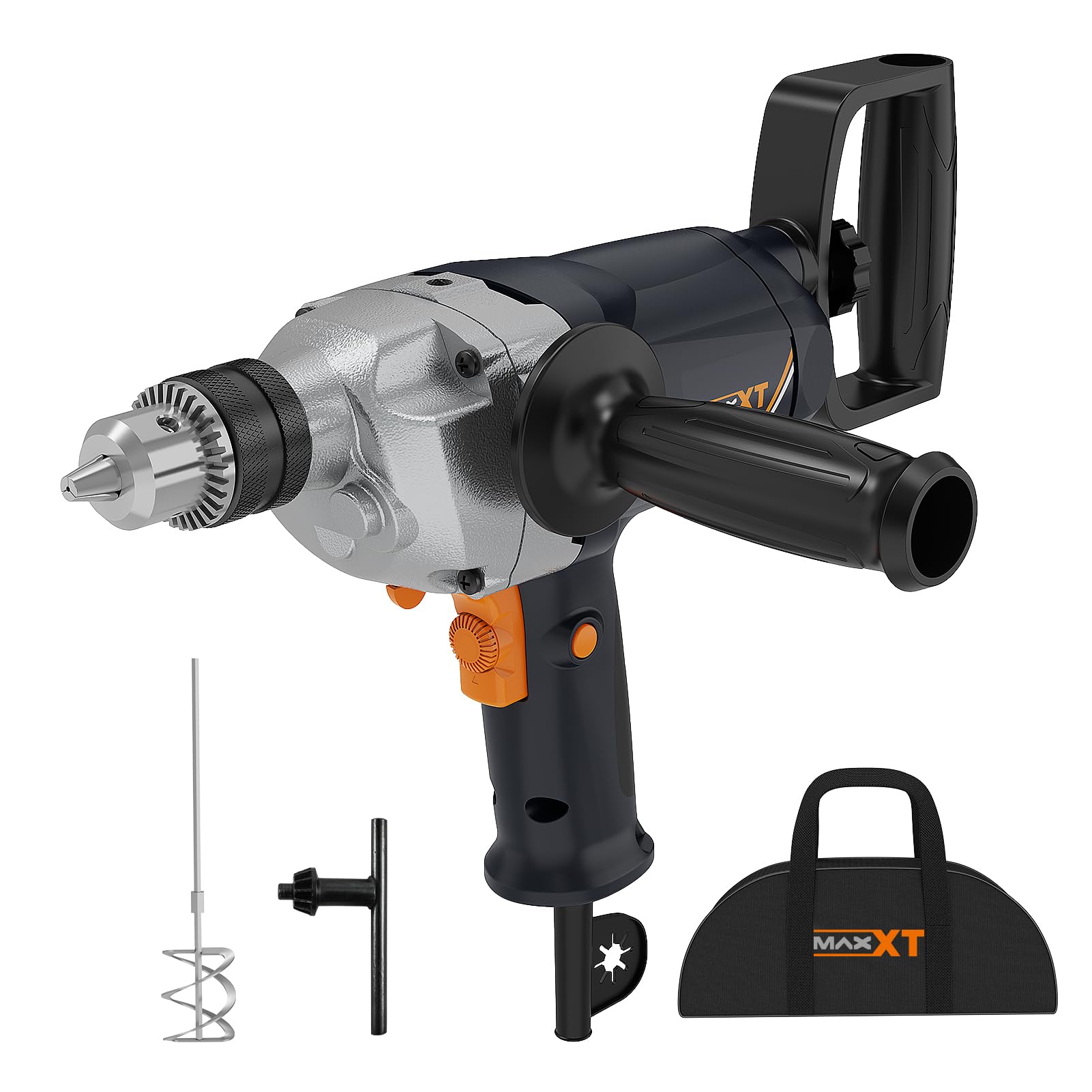 MAXXT Drill Mixer Set with Spade Handle 1/2 inch Electric Corded Mixing ...