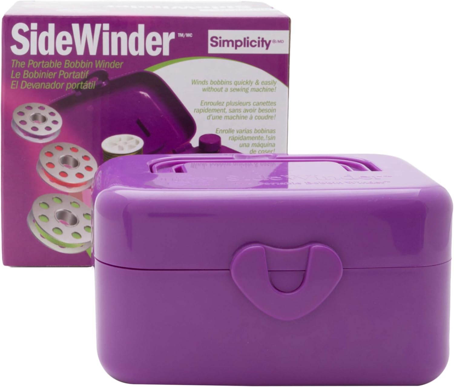 Sidewinder Portable Bobbin Winder-Purple: Amazon.de: Küche & Haushalt