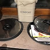 Worktop Mounted waste bin, 13 litres: Amazon.co.uk: Kitchen & Home