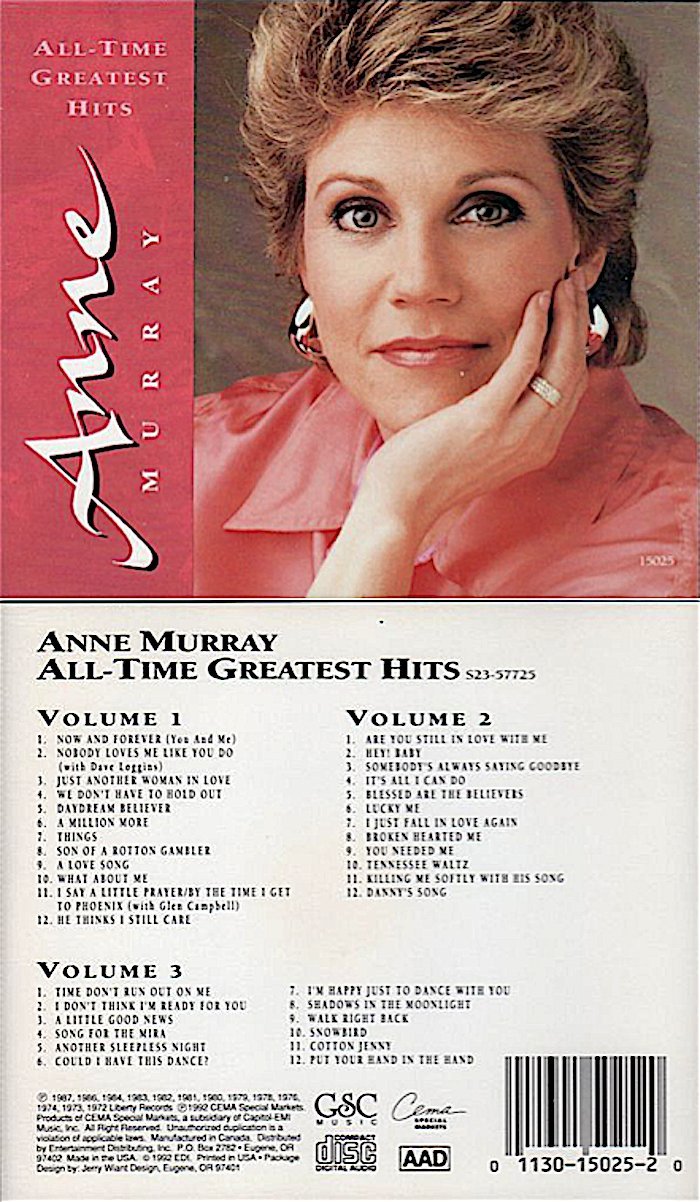 Anne Murray - All-Time Greatest Hits - Anne Murray - Amazon.com Music