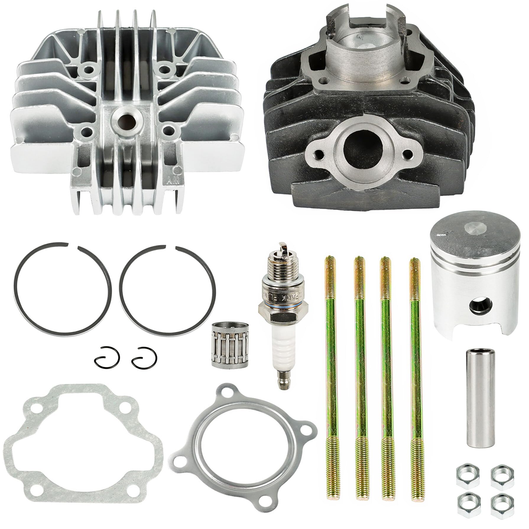 GXYWADY 47mm Cylinder Piston Ring Top End Gasket Kit Replacement for ...