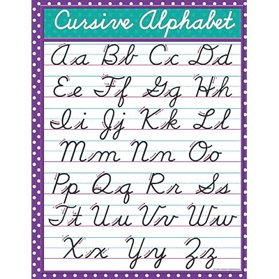 ¡Cursive Alphabet: Cursive Handwriting Workbook for Chile | Ubuy