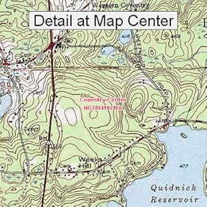 Amazon.com : USGS Topographic Quadrangle Map - Coventry Center, Rhode ...