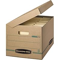 Bankers Box Enviro-Stor Attached Lid, 25 Pack (00872) : Amazon.ca ...