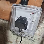 MK Shield K36101CLR Weatherproof Single Switched Socket: Amazon.co.uk ...