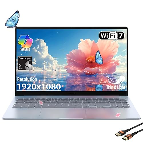 SAMSUNG Galaxy Book4 Edge Business Laptop, 15.6" LED Anti-Glare Display ...