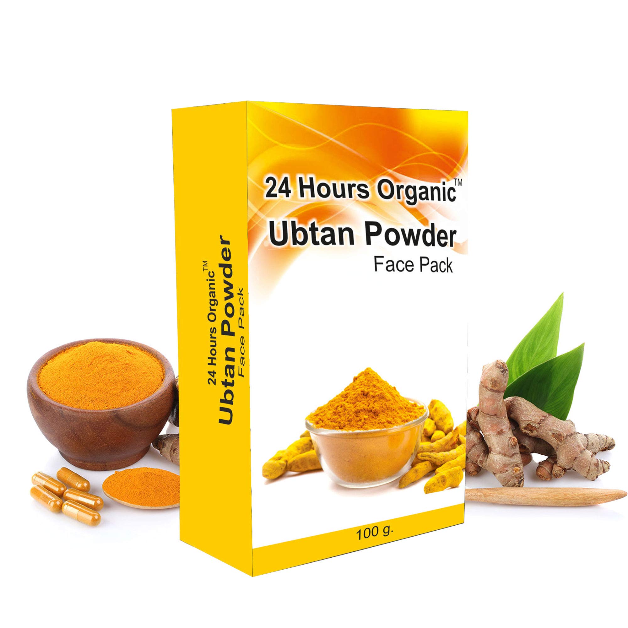 Buy 24 Hours Ubtan Facepack Powders With Rose Water | Ubtan Face Pack ...