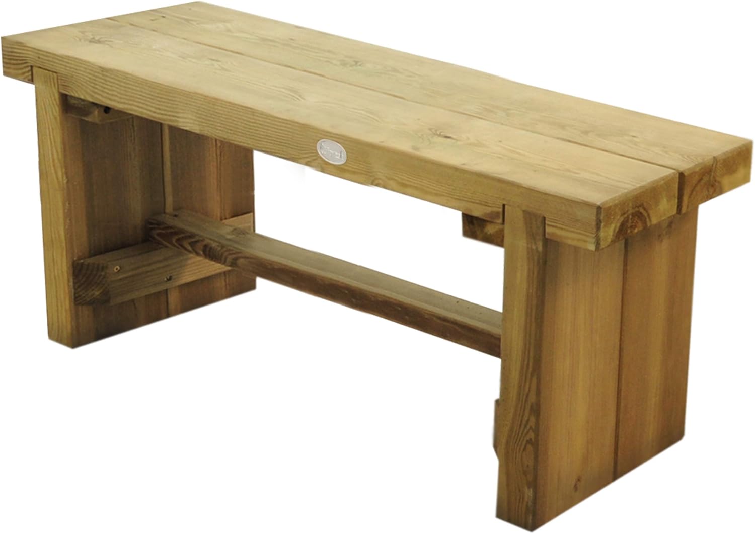 Forest Garden Forest Double Sleeper Bench 1.2m, Pressure Treated ...