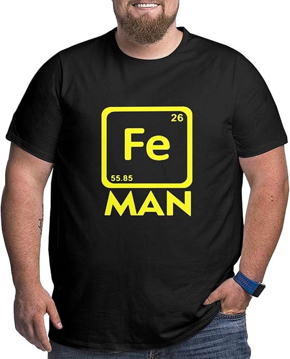 Fe Periodic Table Elements Science Tough Guy Men Big Size T Shirt fe-periodic-table-elements-science-tough-guy-men-big-size-t-shirt