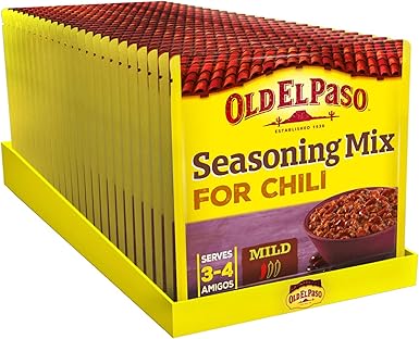Old El Paso Chili Seasoning Mix 39g (Pack of 24): Amazon.co.uk: Grocery