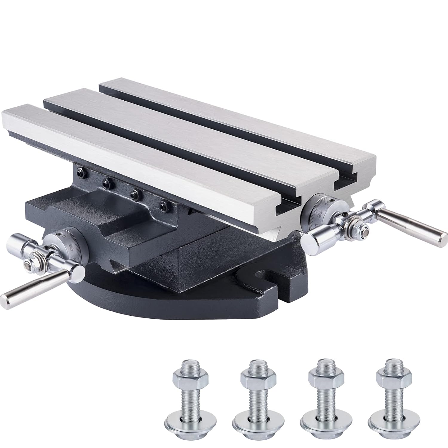 VEVOR Compound Slide Milling Table, 5-1/2 x 12 Multifunction Milling ...