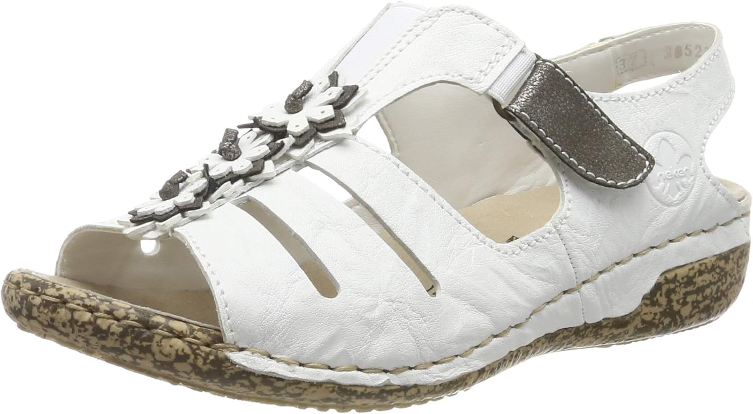 Rieker Women's V7273-81 Closed Toe Sandals: Amazon.co.uk: Shoes & Bags