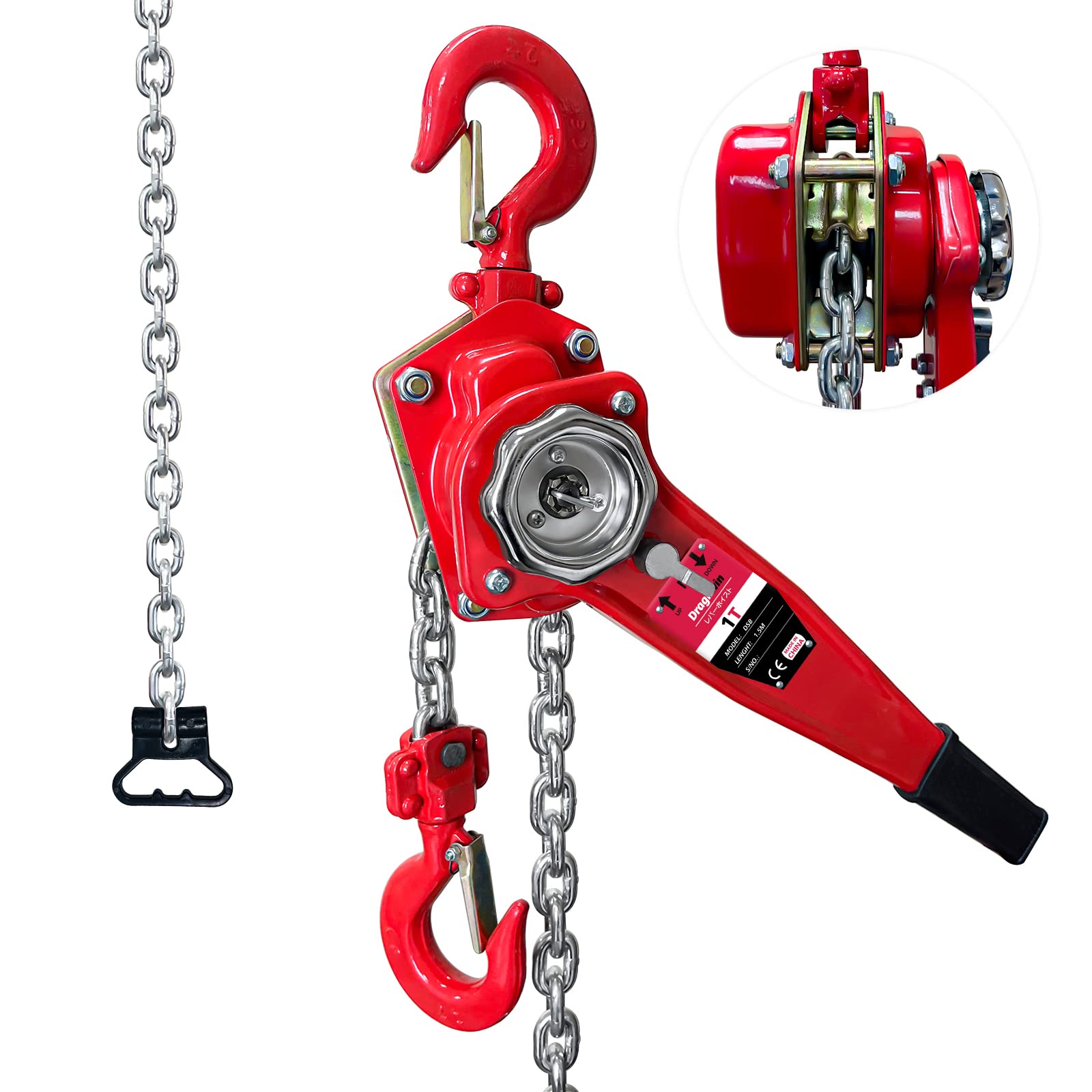 Mua Dragnwin Lever Hoist, 3.9 ft (1 ton, 1 ton, 1 ton, 1000 kg), Chain ...