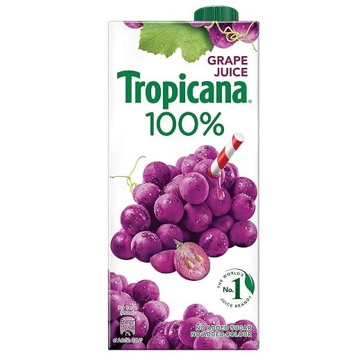 Tropicana Red Grape Juice 100% ,1000ml: Amazon.in: Grocery & Gourmet Foods