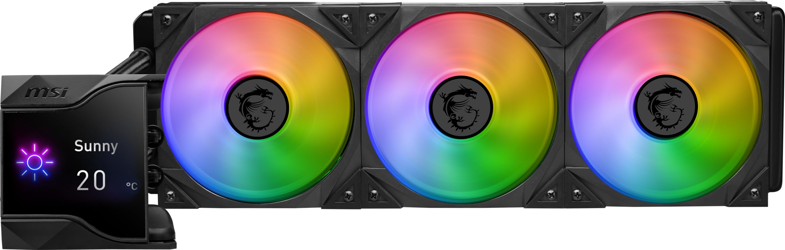 Mua MSI MPG CORELIQUID D360 ARGB CPU Liquid Cooler - 2.4" IPS LCD Screen - 360mm Radiator - LGA ...