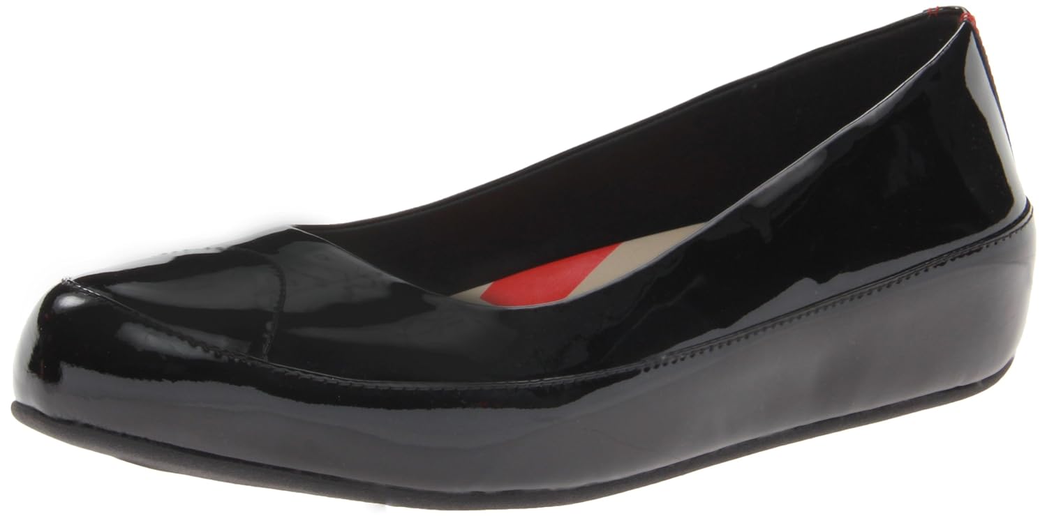 Fitflop Due Patent, Damen Ballerinas , Schwarz - All Black - Größe: 36 ...