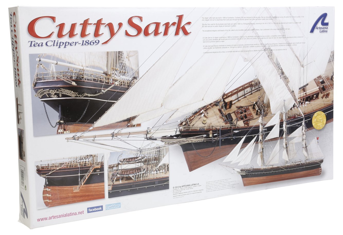 Cutty Sark Tea Clipper 1/84 Artesanía Latina 22800 Artesanía Latina ...