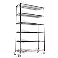 Amazon.com: NSF 6 Tier 6000lbs Metal Shelf Wire Shelving Unit, Heavy Duty Adjustable Storage ...