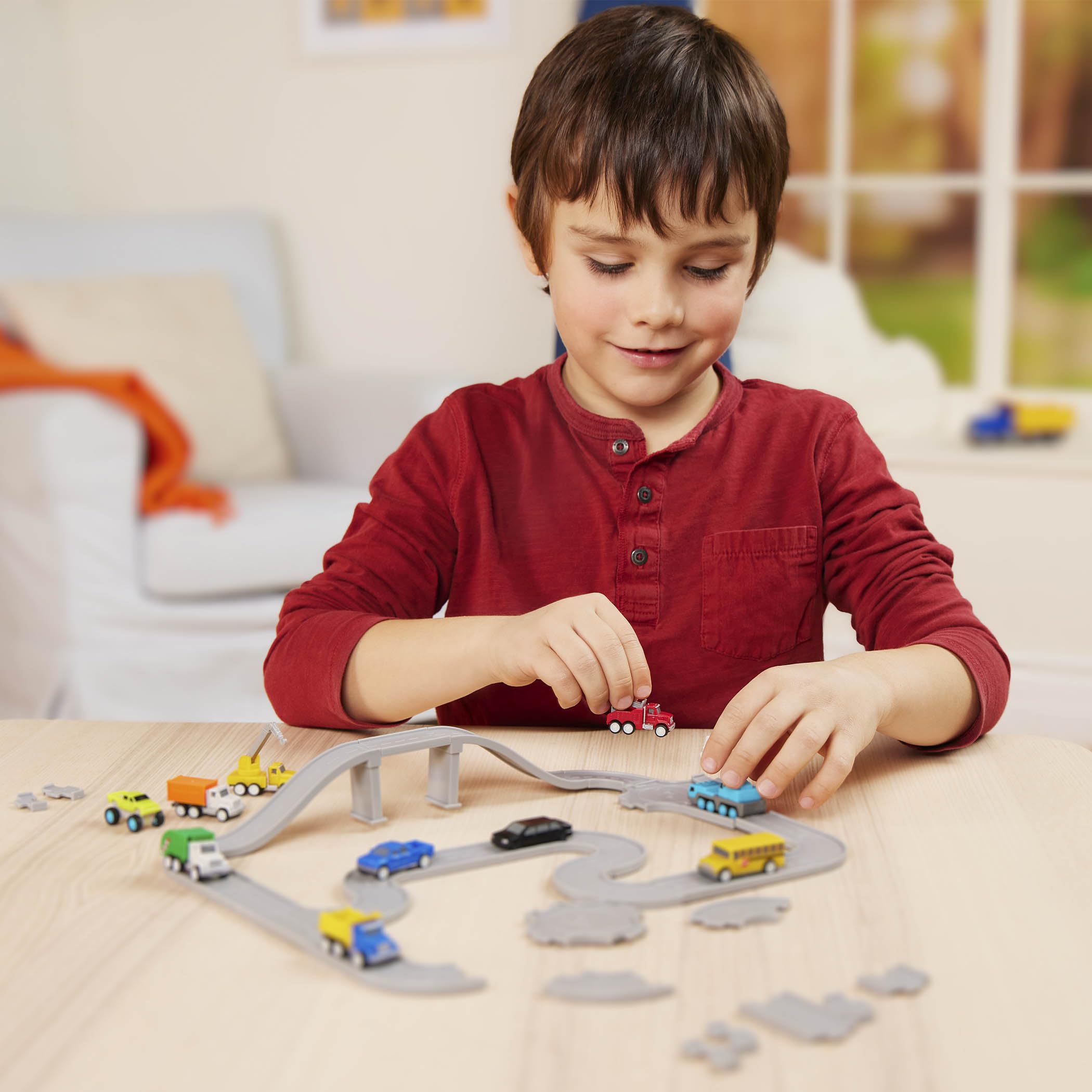 Mua Driven by Battat – 61-Piece Pocket Playset with 15 Mini Cars, Track ...