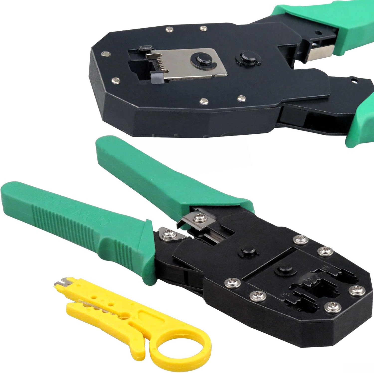 Safekom RJ45 Crimping Tool Cable Tester Punch Down Tool RJ45 RJ11 RJ12 ...