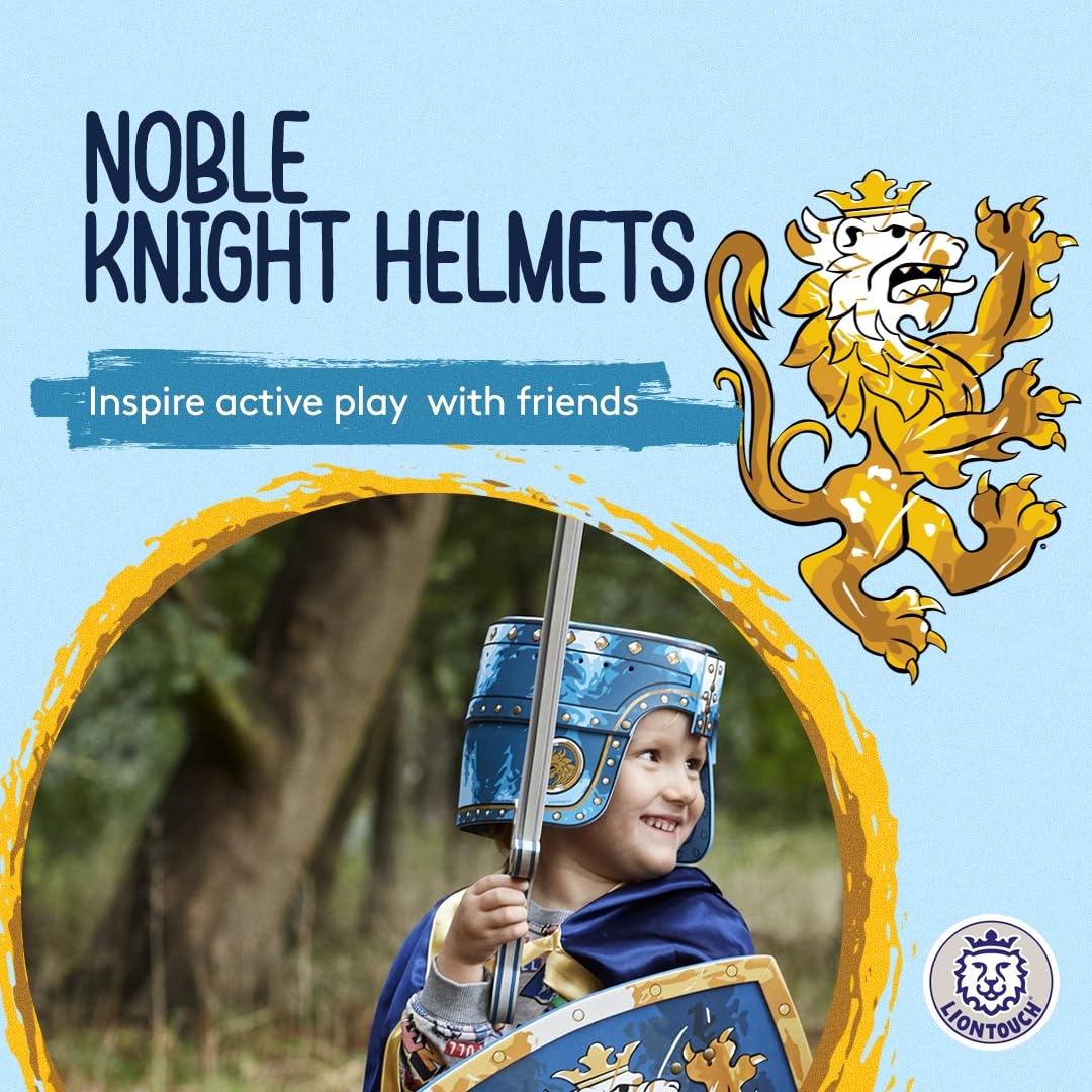 Mua Liontouch Noble Knight Helmet, Blue | Medieval Pretend Play Toy in ...