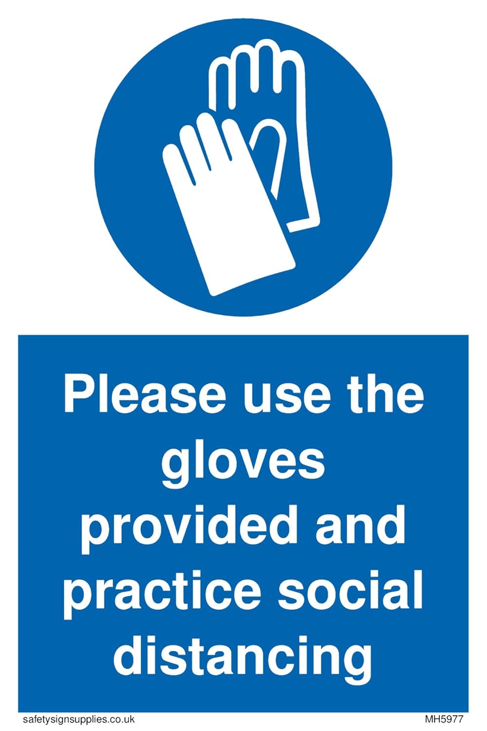 Viking Signs Please use the gloves provided and practice social ...