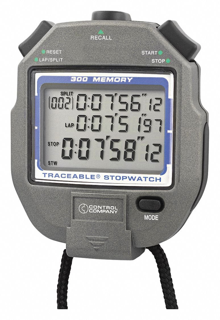 Memory Stopwatch, LCD: Amazon.com: Industrial & Scientific