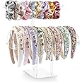Amazon.com: AOFLLU Headband Holder Headband Organizer, Acrylic Headband ...