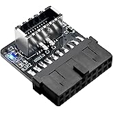 Amazon.com: UBANU USB 3.2 Gen 1 to USB 3.2 Gen 2 Header Adapter, Internal Vertical USB Front ...