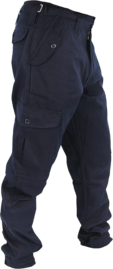 WWK / WorkWear King Mens Army Combat Cargo Work Trousers: Amazon.co.uk ...