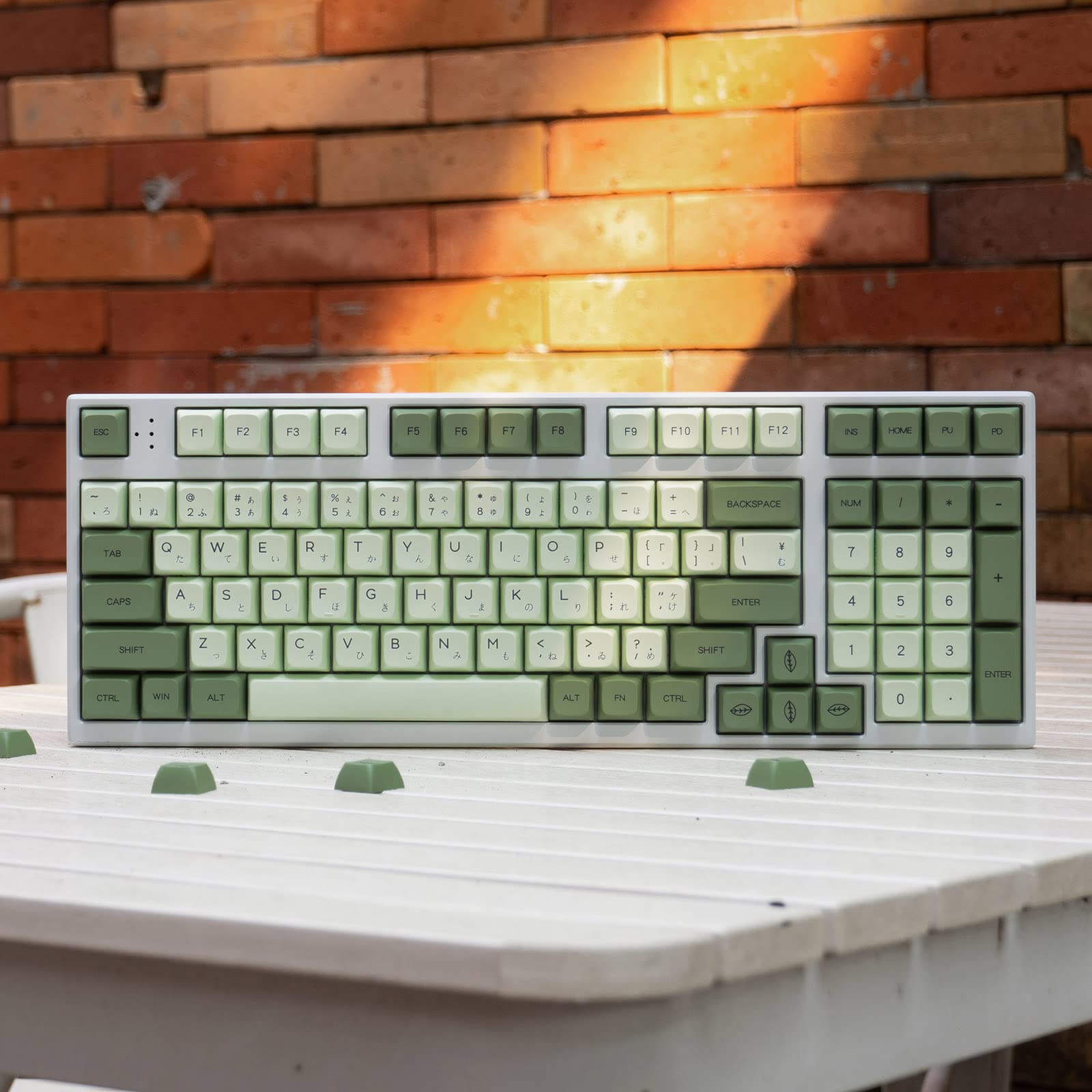 Mua mintcaps PBT Japanese Keycaps Matcha Green XDA Profile Cute Keycaps ...