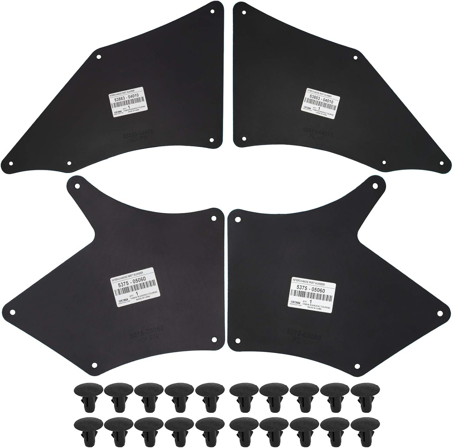 Amazon.com: XUKEY Splash Gurards for Toyota Tacoma N220/N240/N250/N260 ...