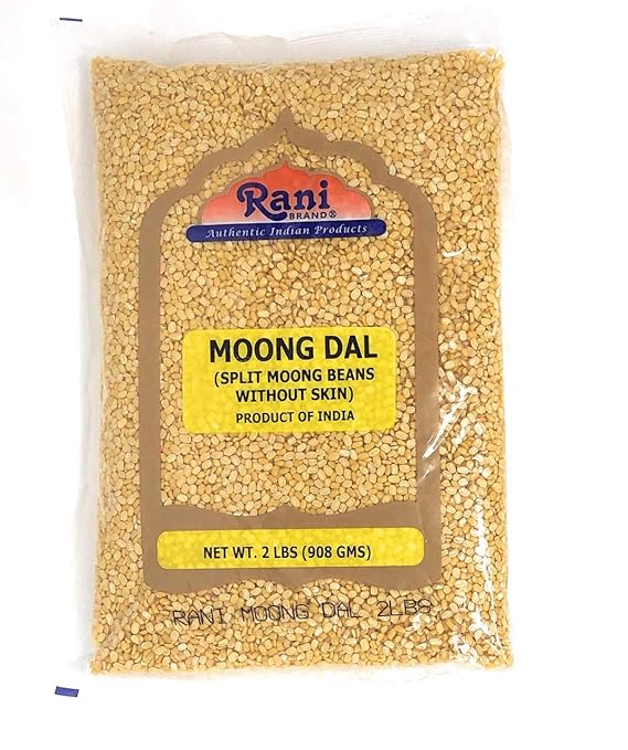 Rani Moong Dal (Split Mung Beans without skin) Lentils Indian 2lb (32oz ...