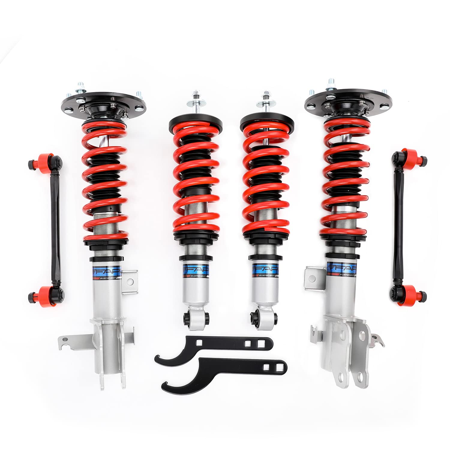 FAPO Adjustable Height Coilover Suspension Strut Lowering Kit, Mono ...