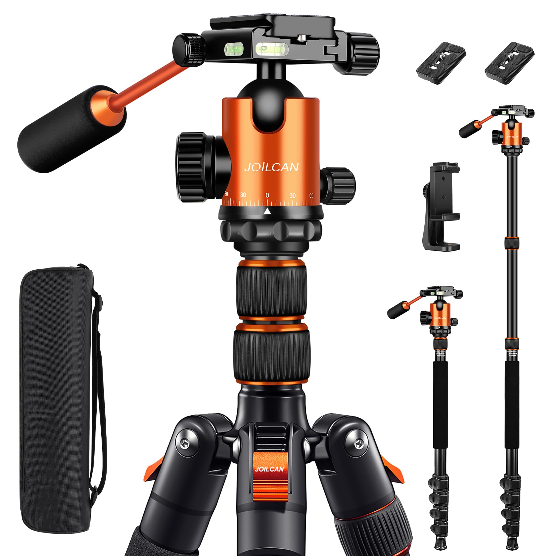 Tripod for Camera, 83" Camera Tripods & Monopods with Metal Handle ...