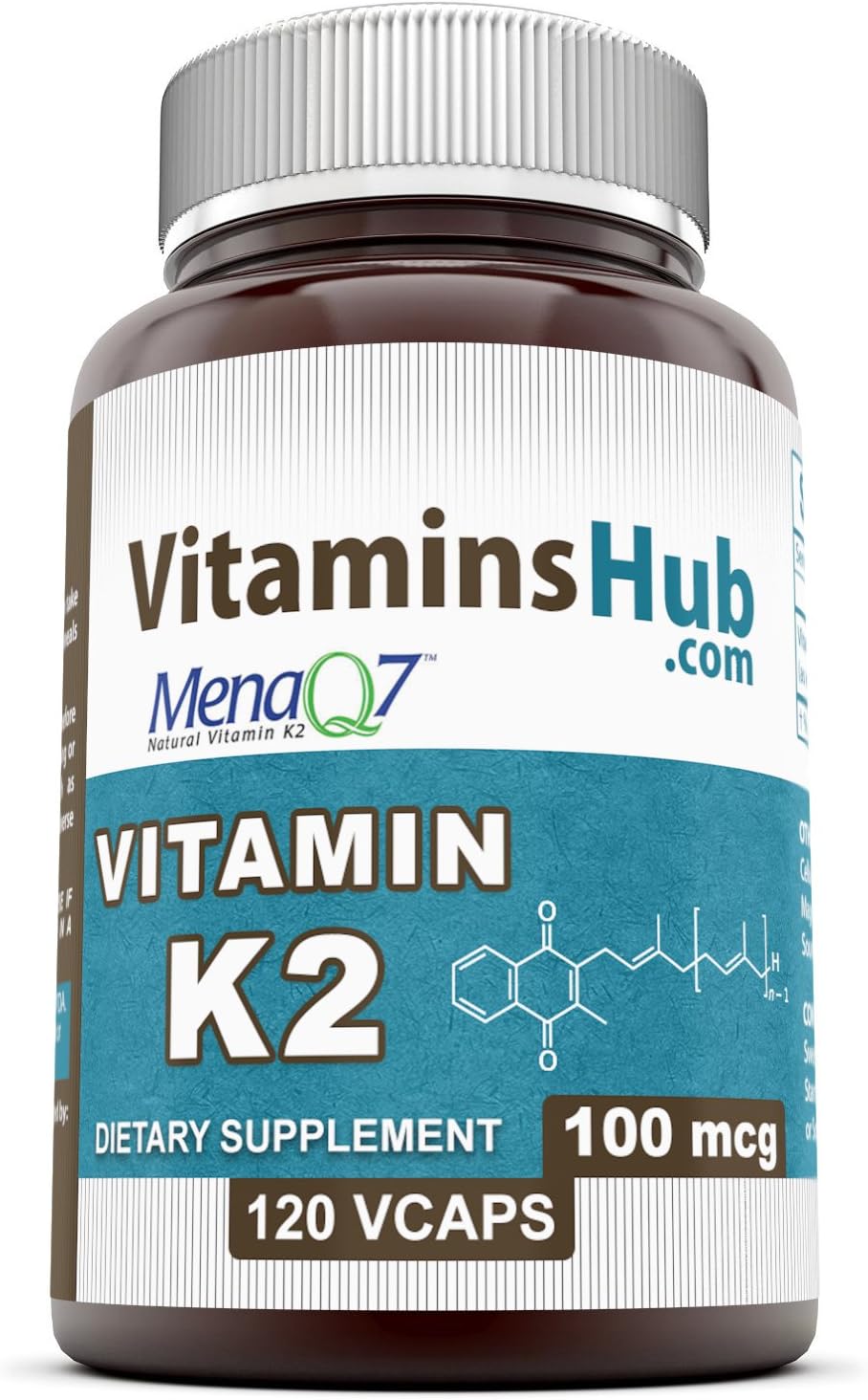 Amazon.com: Vitamins hub Vitamin K2 100 Mg 120 VCAPS: Health & Personal ...