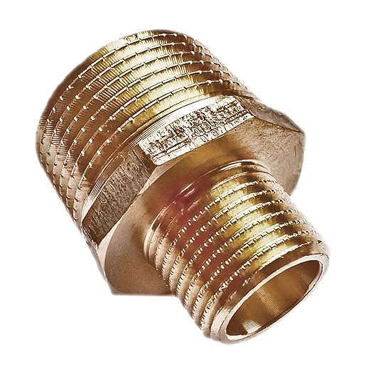 GEWINDE FITTING aus ROTGUSS (besser als Messing) > Reduziernippel AG(R) x AG(R) reduziert 3245 ...