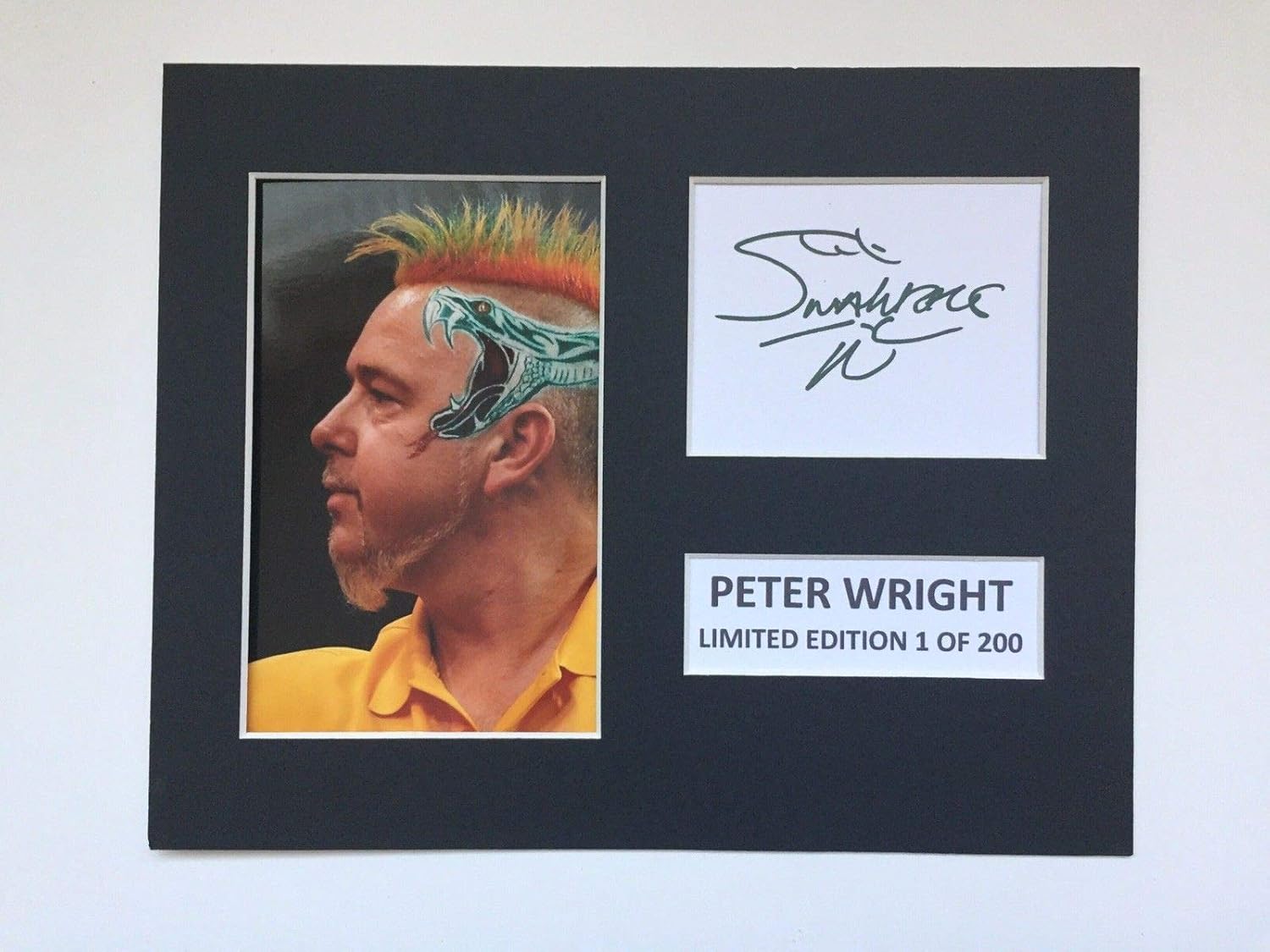 LIMITED EDITION PETER WRIGHT SIGNED DISPLAY PRINTED AUTOGRAPH AUTOGRAPH ...